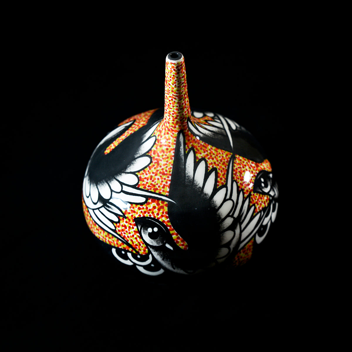 Swallows Vase 1 - Leonardo Dini - Ceramic - MENA FUECO studio
